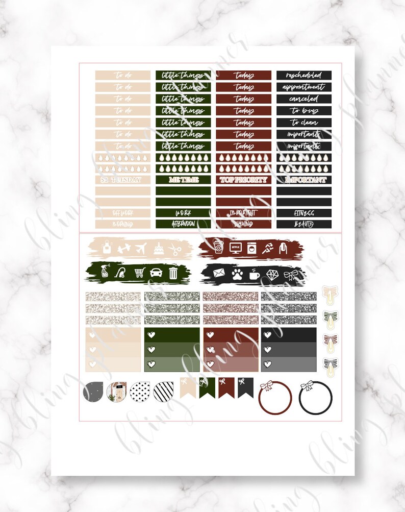 GIRL BOSS STICKERS Printable Girl Boss Stickers Planner Girl | Etsy