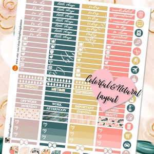 PRINTABLE Spring PLANNER STICKERS, Spring Weekly Kit, Home Printable ...