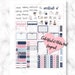 WINTER PRINTABLE PLANNER Stickers, Winter Snow Printable Kit, Let It ...