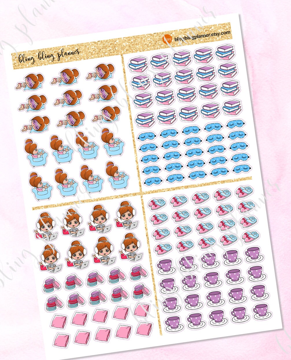 PRINTABLE STAY AT Home Sticker Printable Relax Sticker Cute - Etsy