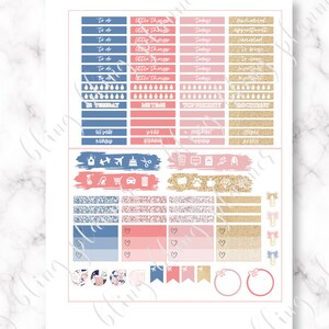 SWEET HOME Planner STICKERS, Printable Sticker Kit, Stay at Home ...