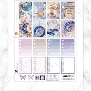 CELESTIAL PLANNER STICKER, Printable Moon Planner Stickers, Celestial Planner Kit, Moon Child ...