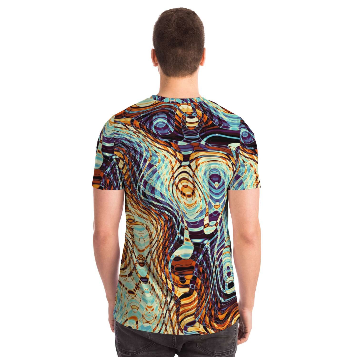 Abstract Shapes Strings Stripes Grunge Psychedelic Unisex - Etsy