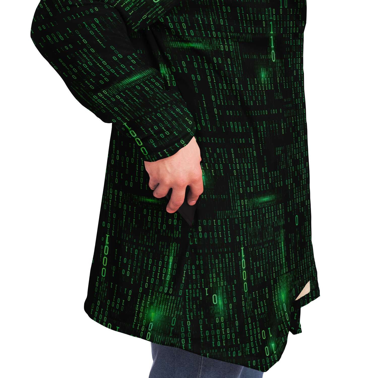 Binary Code Unisex Cloak, Matrix Unisex Luxury Microfleece Cloak - Etsy