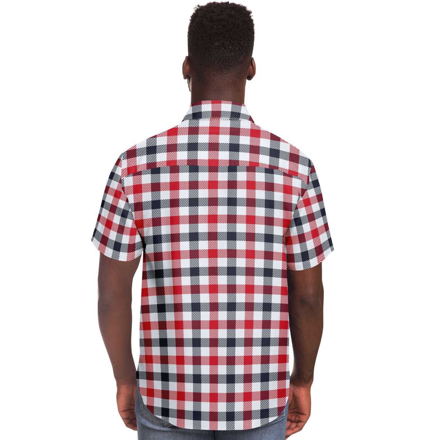Black Red Check Plaid Pattern Shirt | Etsy