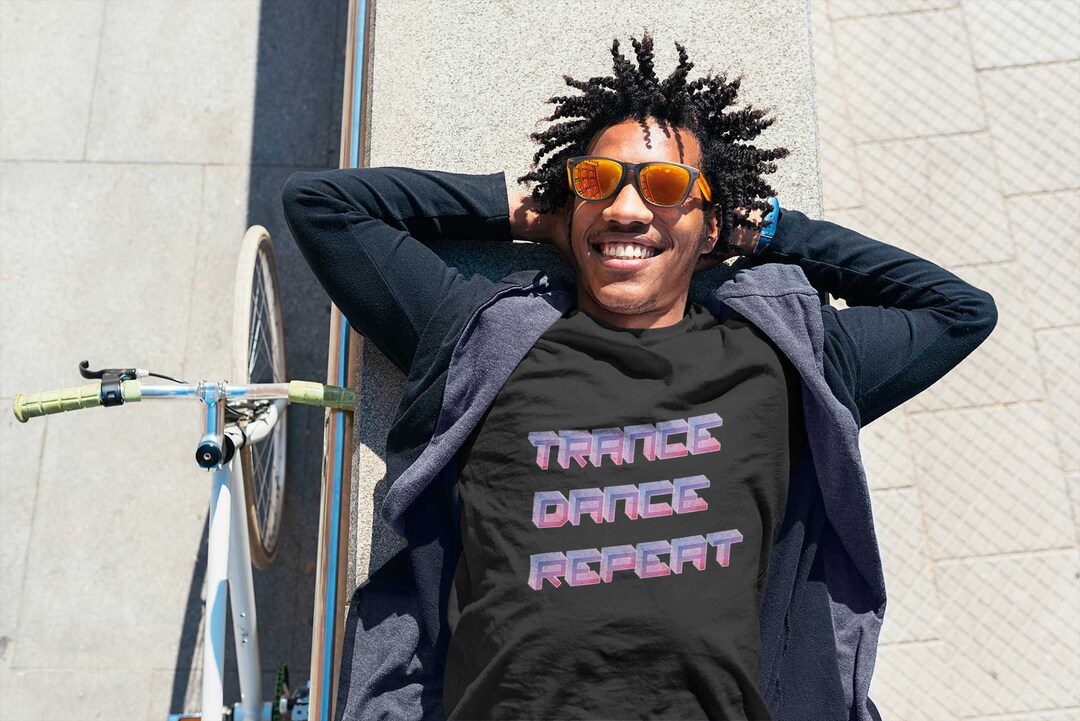 Cool EDM 3D Letters Dance Trance T-shirt - Etsy