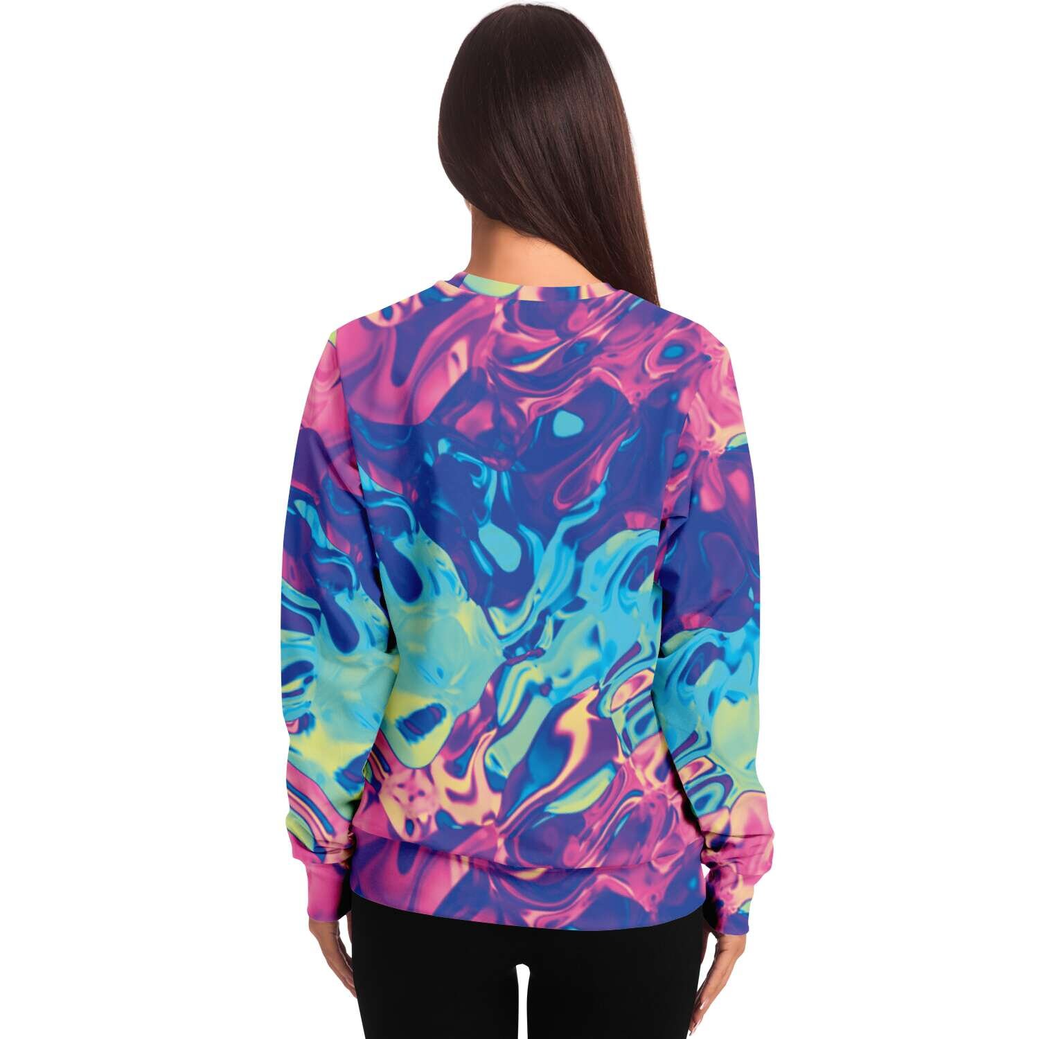 Colorful Holographic Iridescent Sweatshirt - Etsy UK