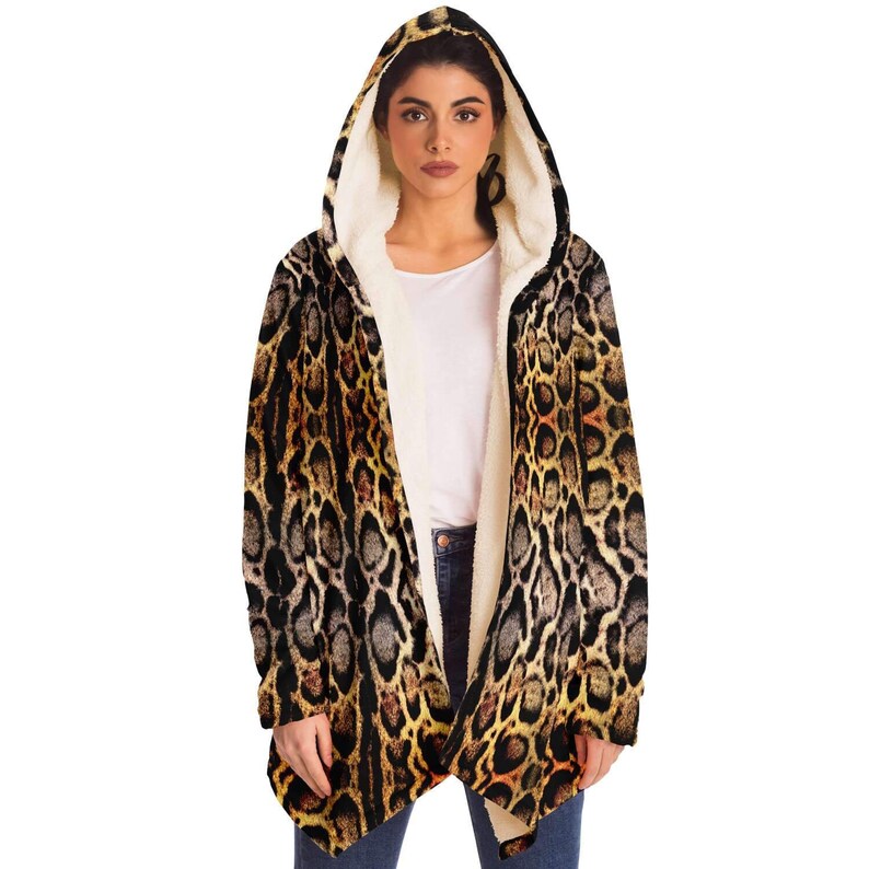Leopard Animal Print Cloak Unisex Cloak - Etsy Canada