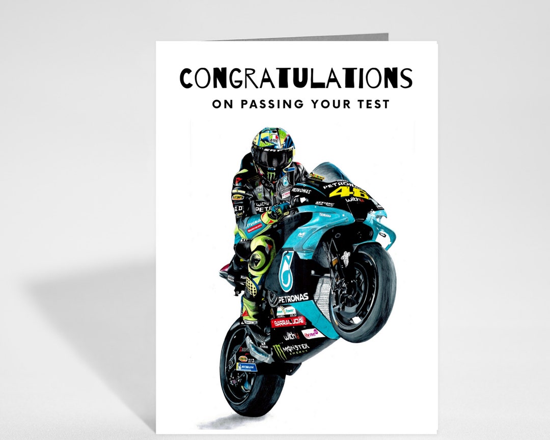 Congratulations on Passing Your Bike Test, Valentino Rossi Motorbike ...