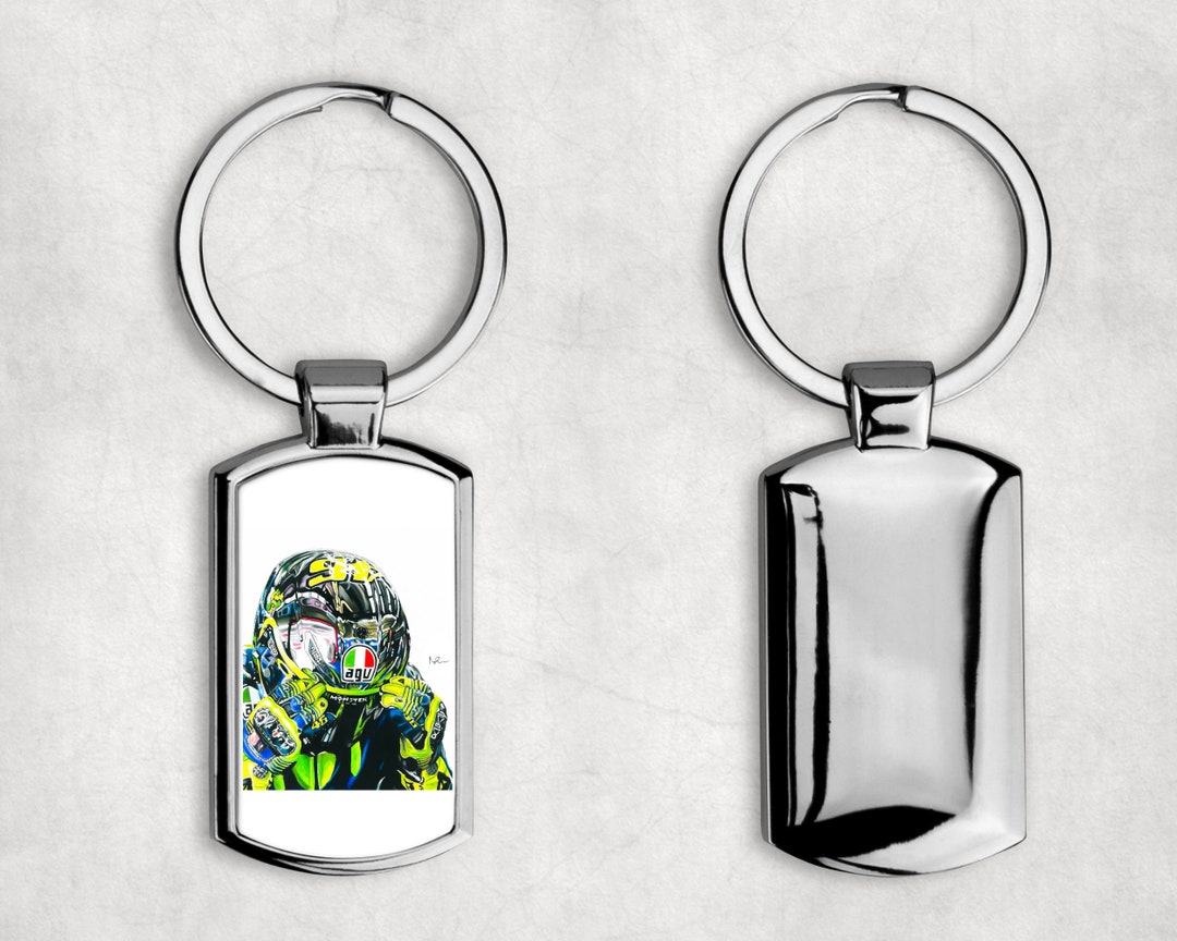 Valentino Rossi Keychain Motorcycle Keychain Motorbike - Etsy UK