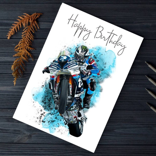 Motorcycle Birthday - Etsy UK