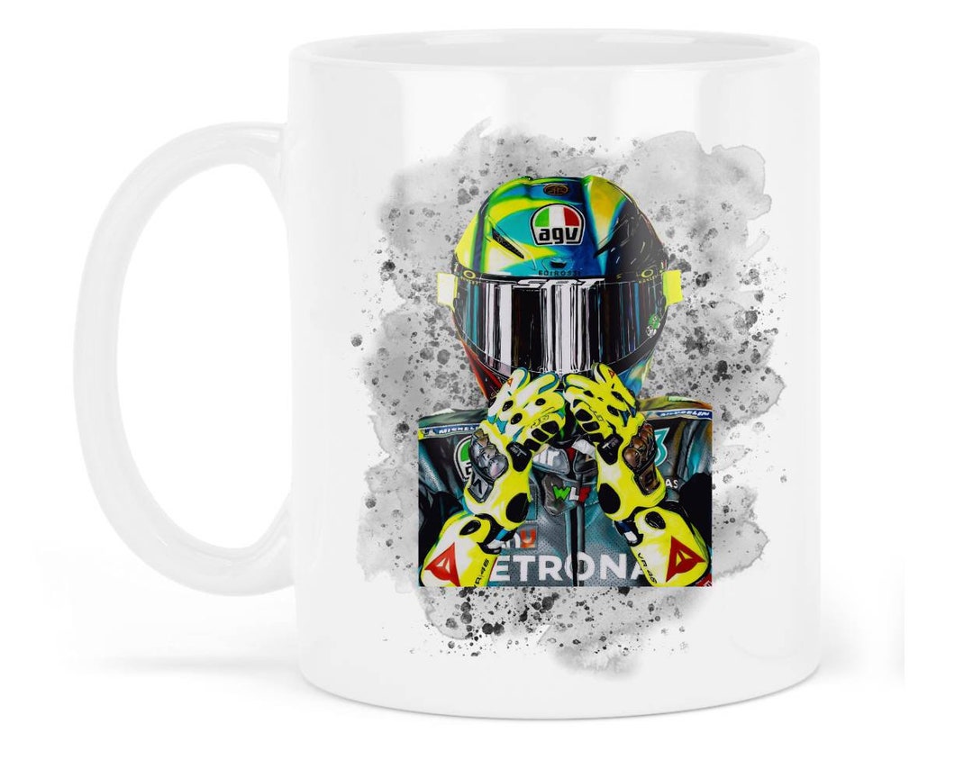 Valentino Rossi Motorbike Mug Motorcycle Cup VR46 Art - Etsy