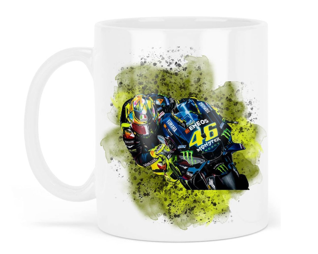 Valentino Rossi Motorbike Mug Motorcycle Cup VR46 Art - Etsy