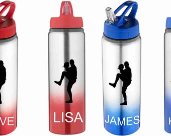 Boxing Water Bottles Personalised Gradient Aluminium Bottles | Etsy