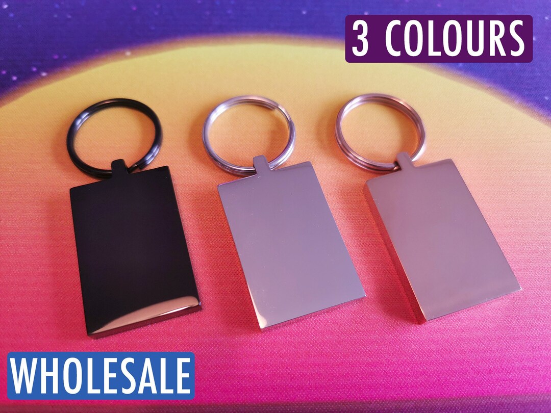Wholesale Metal Keyrings (3 Colours), Blanks Bulk Buy Metal Keyrings ...