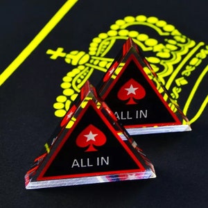 Poker All in - the Triangle - Spade, Pokerstar - Etsy