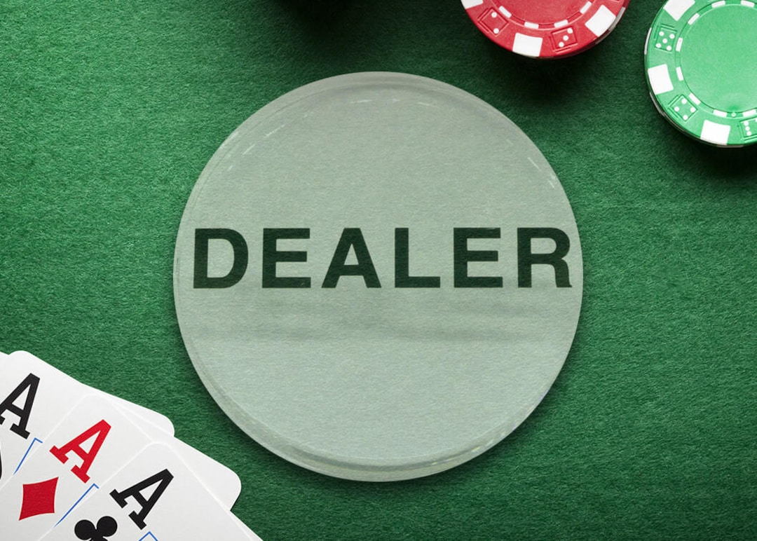 Poker Dealer Button (transparent) ~ Casino Grade ~ Poker Party - Etsy