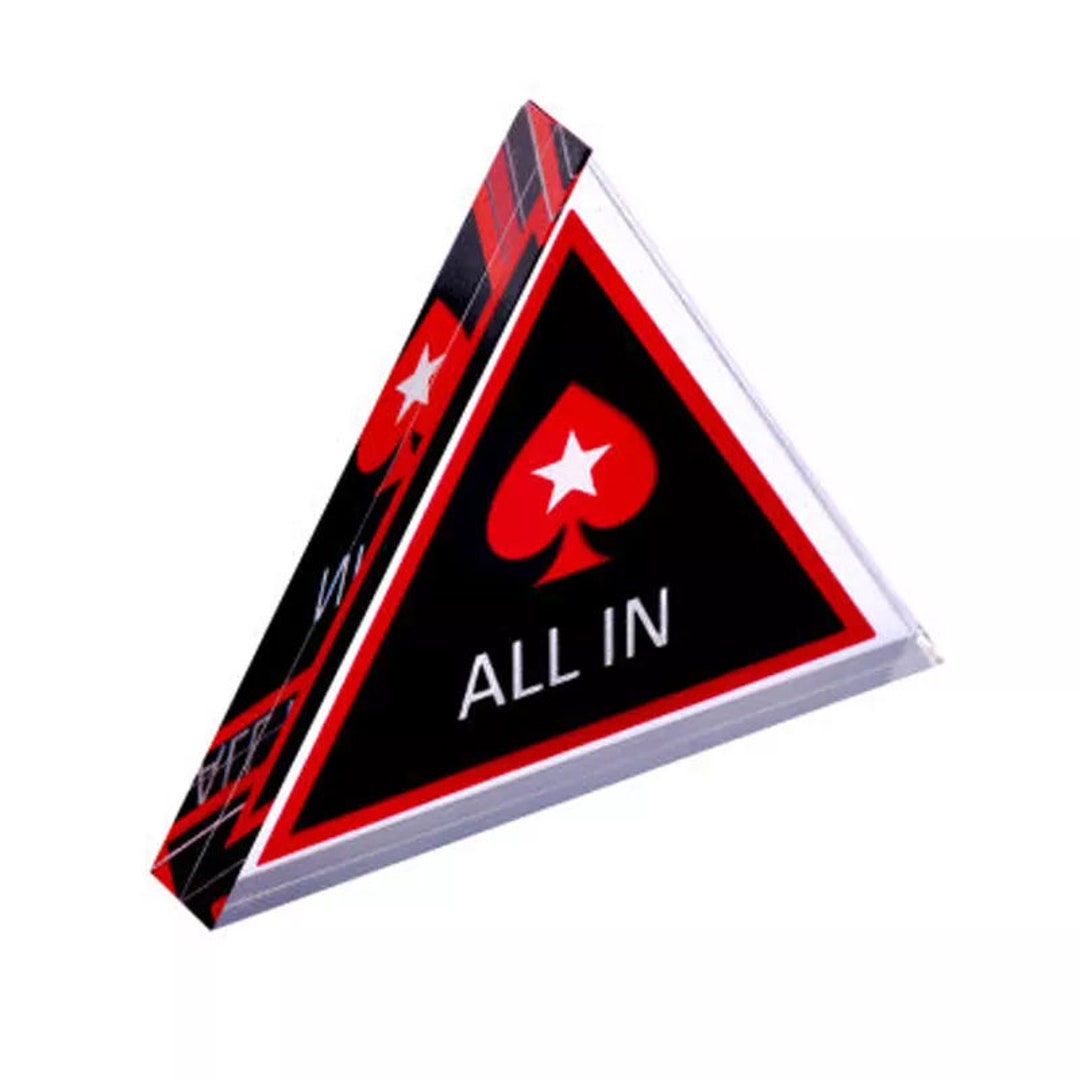 Poker All in - the Triangle - Spade, Pokerstar - Etsy