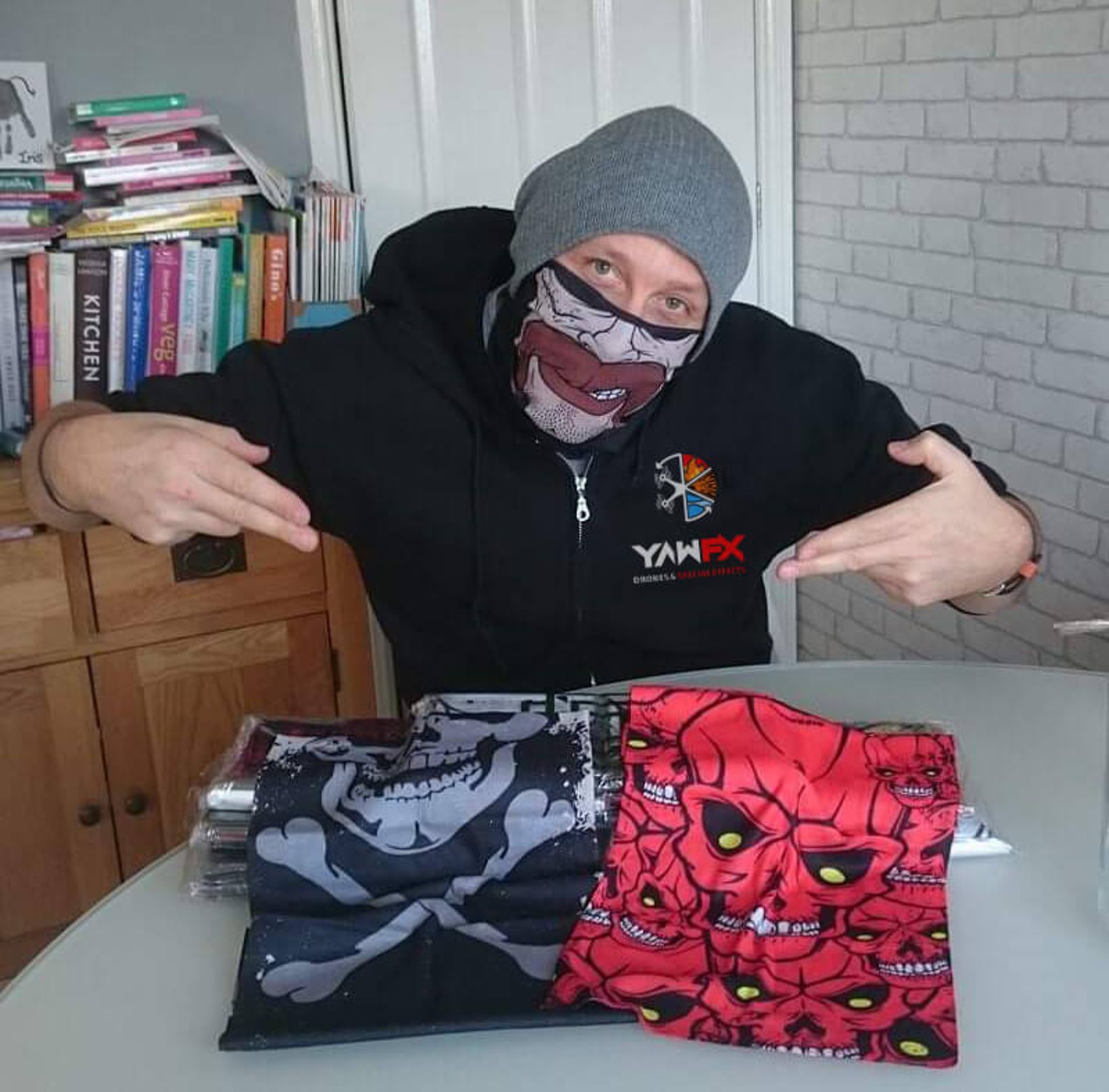 FACE MASK - V for Vendetta ~ Face Mask, Face Masks, Bandana, Sweatband ...