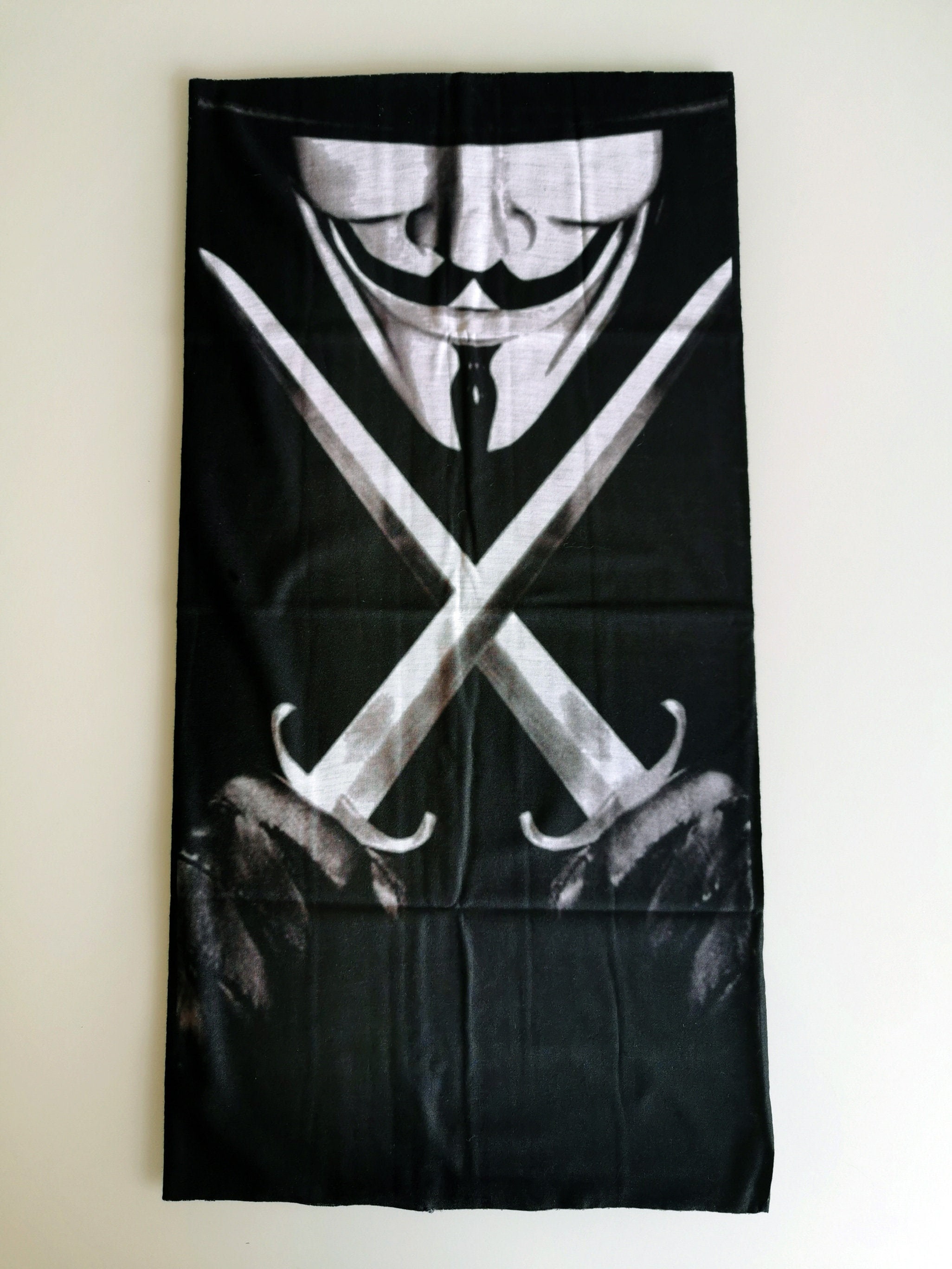 FACE MASK - V for Vendetta ~ Face Mask, Face Masks, Bandana, Sweatband ...