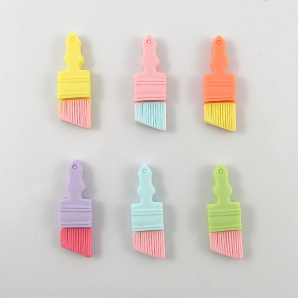 Paint Brush Hair Clips - Etsy