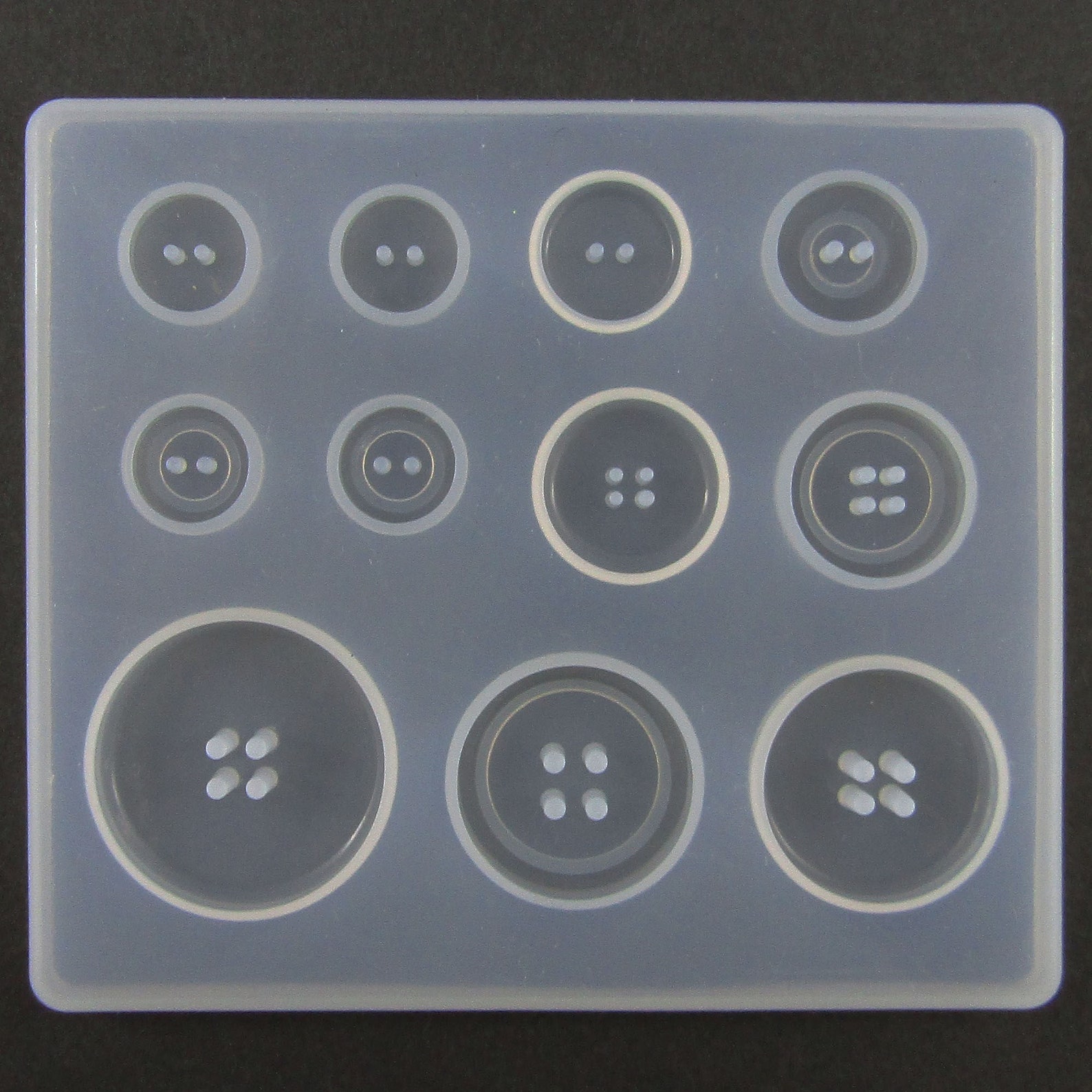 DIY Assorted Size Buttons Silicone Casting Mould for Epoxy - Etsy