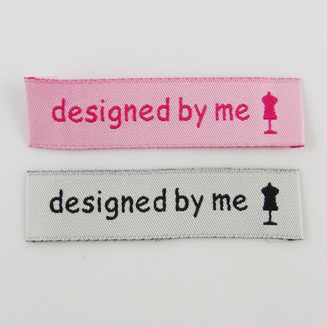 20pcs DIY Woven Hand Made Sewing Label Handmade Designed by Me - Etsy