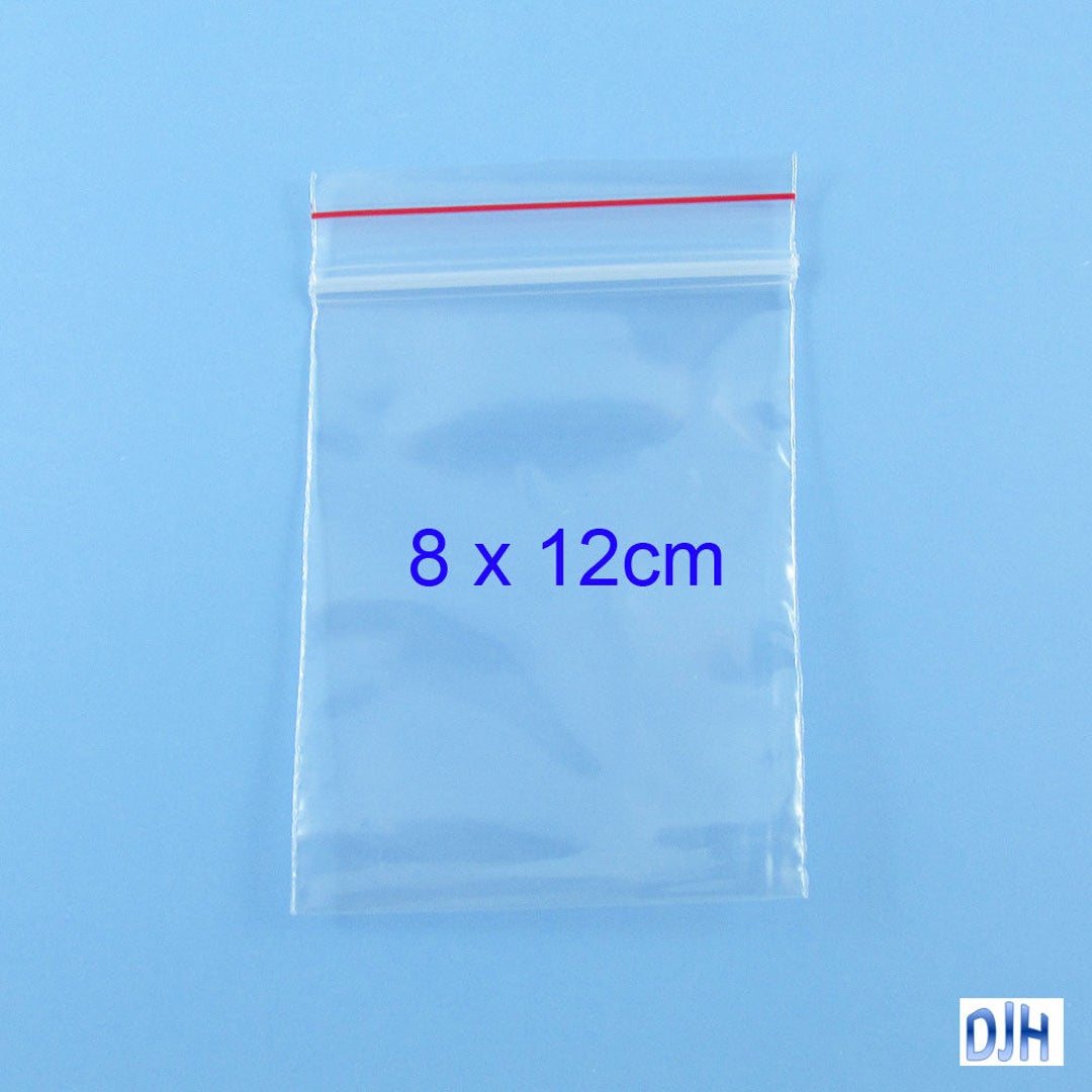 1000 X Bulk Resealable Zip Lock Plastic Bags 80mm X 120mm Ziplock Reseal Clip Etsy UK