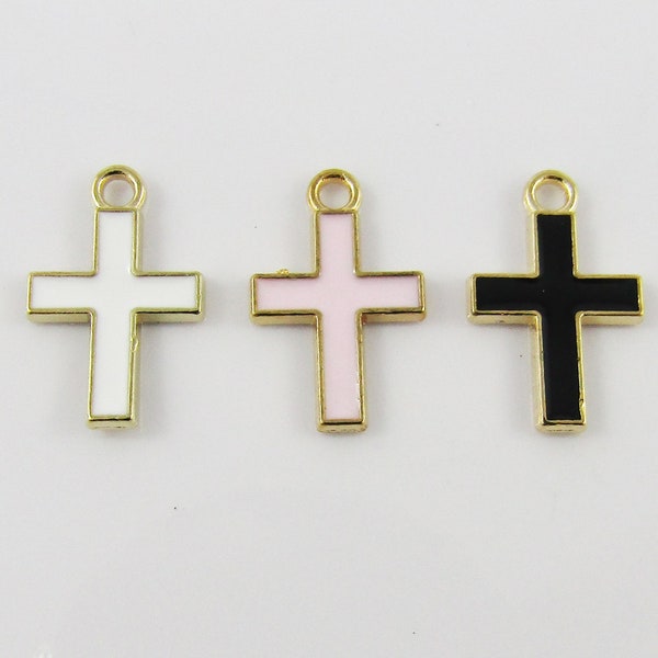 Cross Charm - Etsy