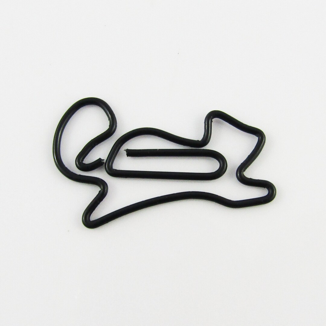 6pcs Squirrel Novelty Paper Clip Photo Clip 21x34mm Journal Scrapbook ...