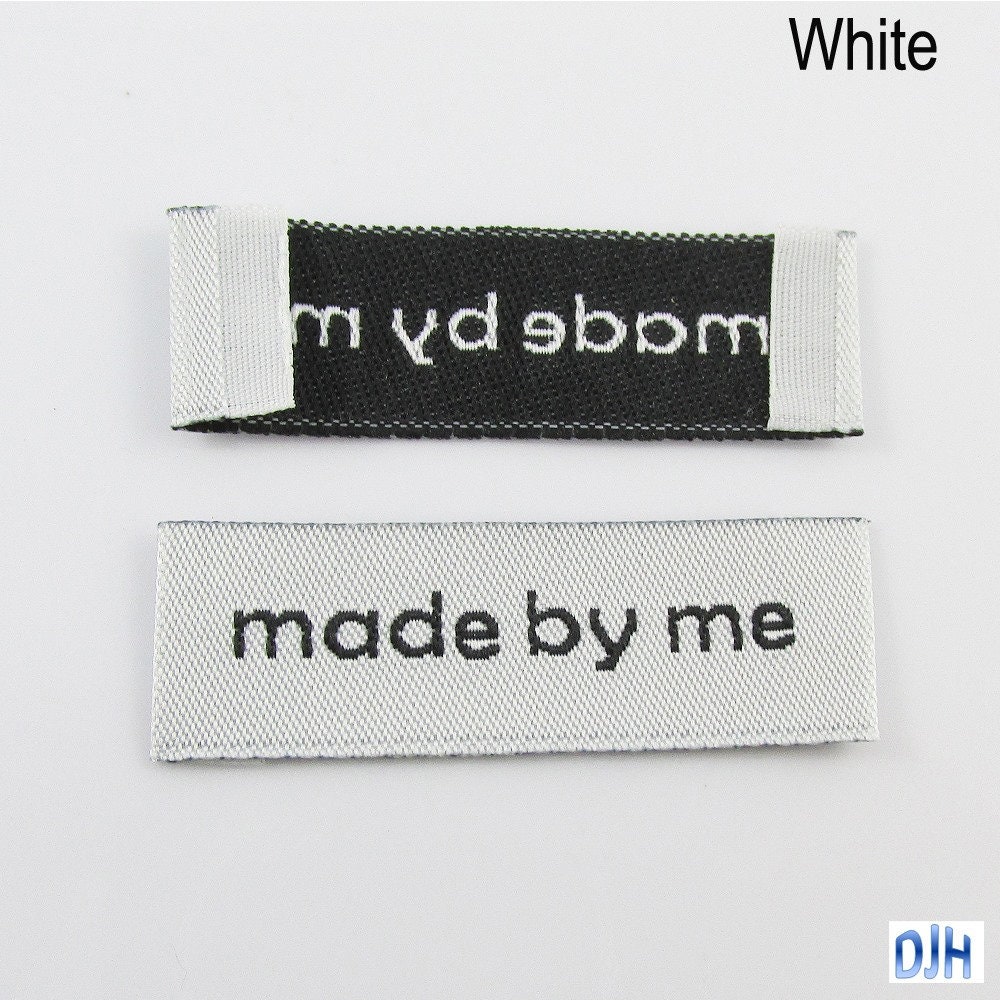 20pcs DIY Woven Cotton Made by Me Sewing Label 45x15mm Select | Etsy ...