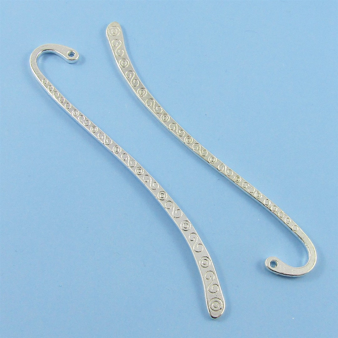 Bulk Mini Scroll Bookmark 85mm Silver Plate Suit Beading Select Qty - Etsy