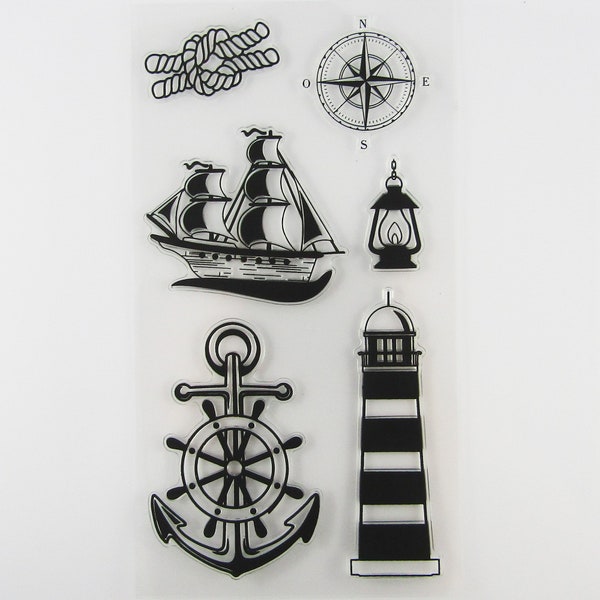 Nautical Rubber Stamp - Etsy