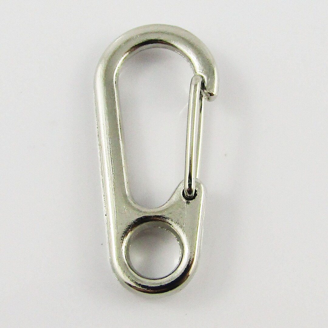 Bulk Lobster Clasp Round End Key Ring Keychain Lanyard Silver Tone ...