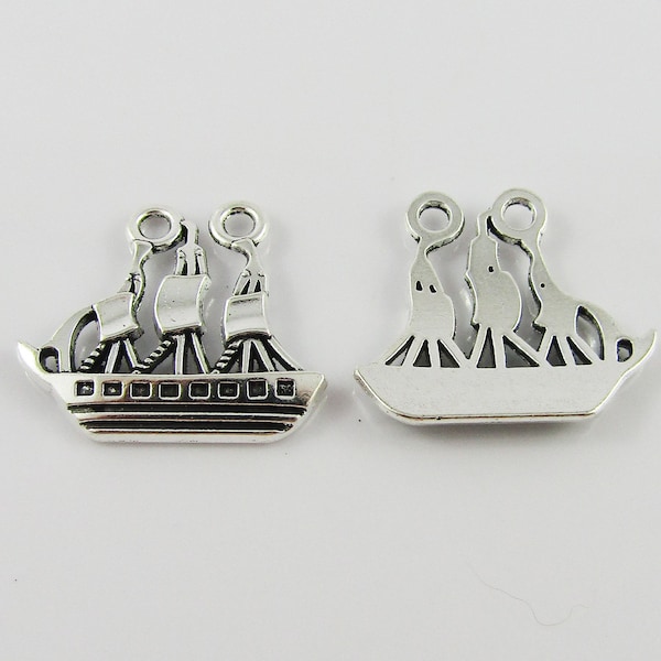 Pirate Ship Necklace - Etsy