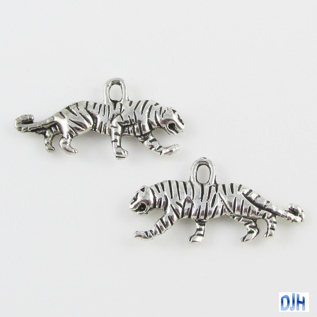 Bulk Tiger Charm Big Cat Pendant Select Qty - Etsy