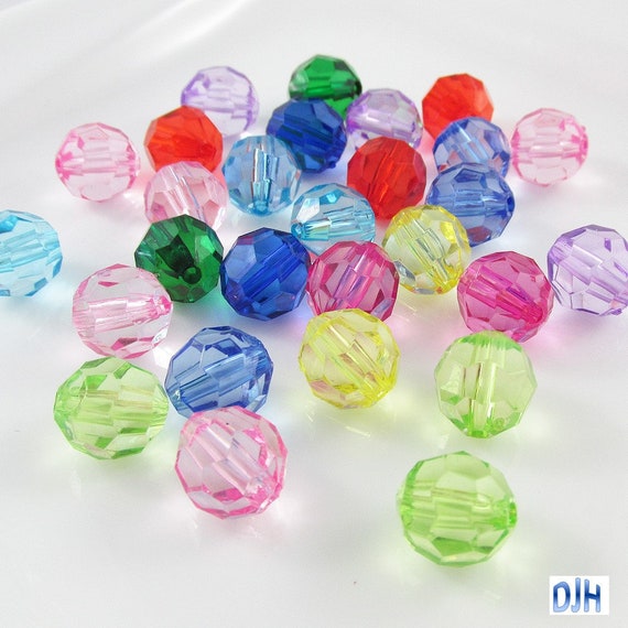 Acrylic faceted beads store