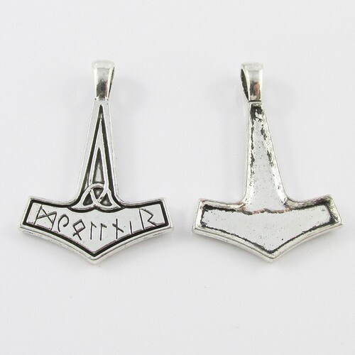 Bulk 3D Thors Hammer Charm Pendant Select Qty 23x10mm - Etsy