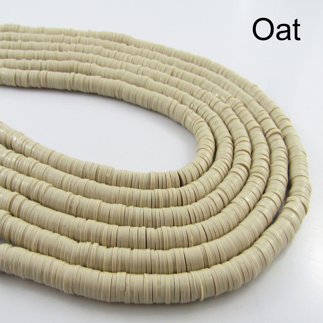One Strand 330pcs Wafer Disc Oat Polymer Clay Beads Katsuki Bead 6mm - Etsy