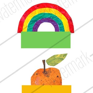 Hungry Caterpillar Name Tags - Etsy