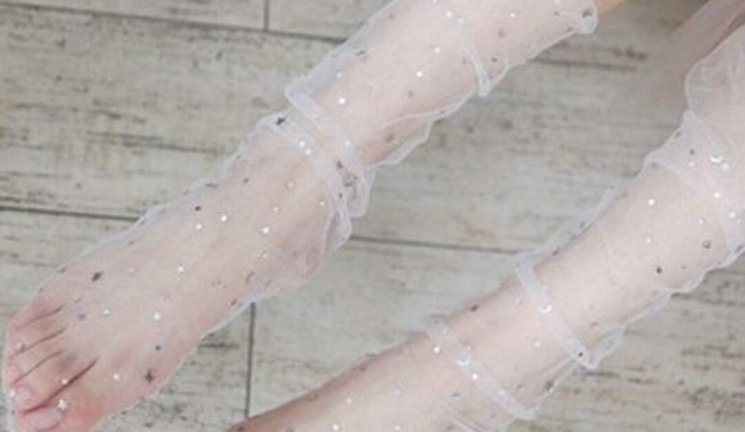 Sparkling Fairy Dust Tulle Socks..rock Star Princess - Etsy