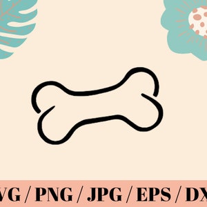 Dog Bone SVG Cut File .svg .png .jpg .dxf .psdCricut Cut | Etsy