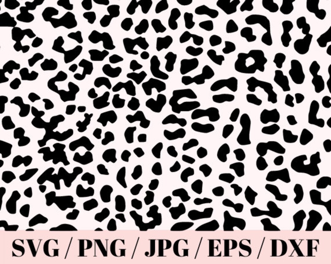 Cheetah Print SVG Cut File, Svg Png Jpg Dxf Psdcricut Cut Files - Etsy
