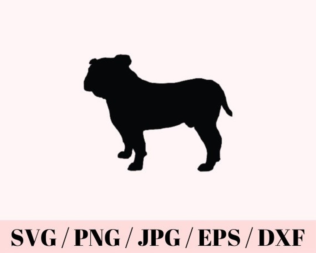 Bulldog SVG Cut File, Svg Png Jpg Dxf Psd Cricut Cut Files - Etsy