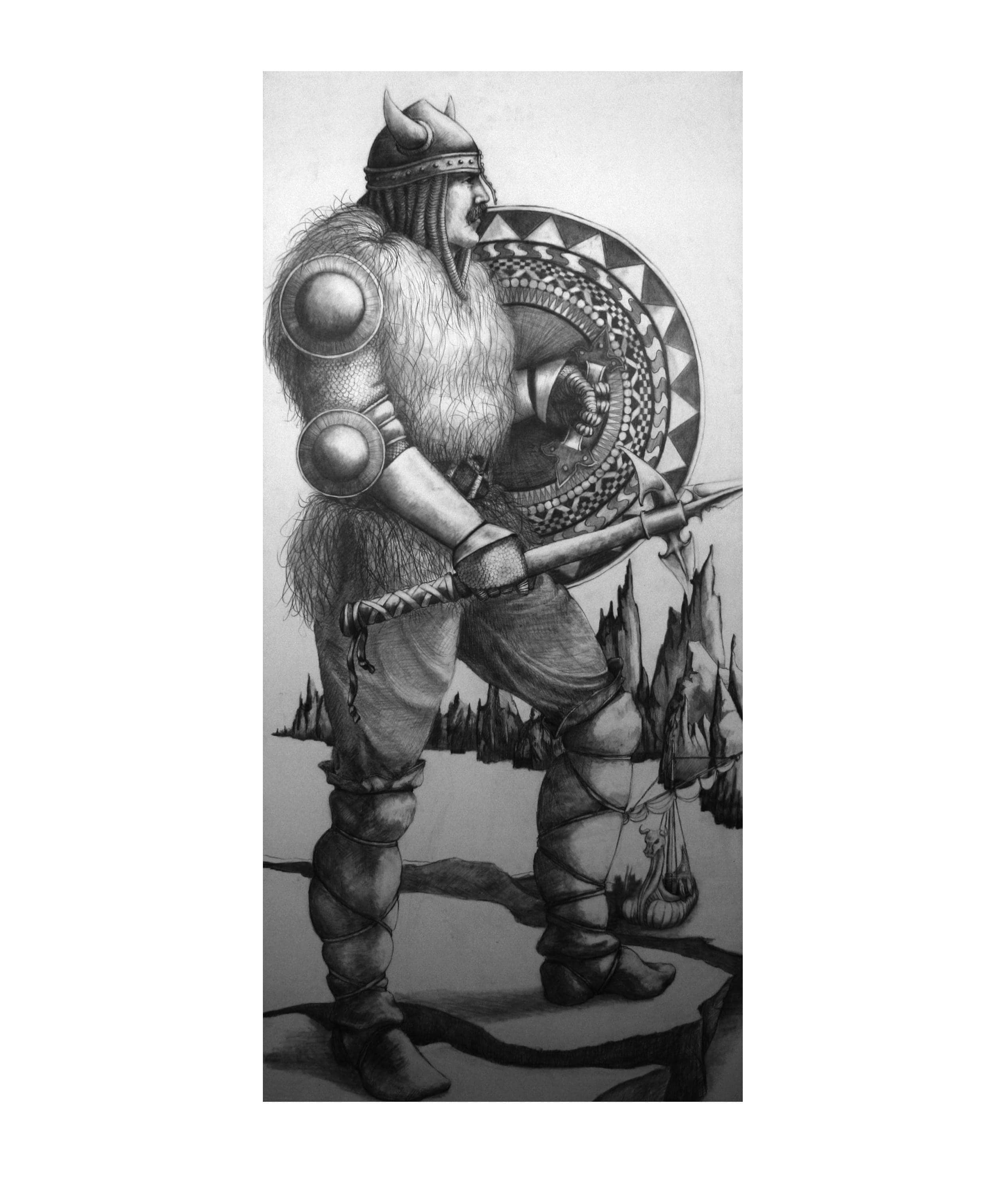 Cool Viking Warrior Drawings
