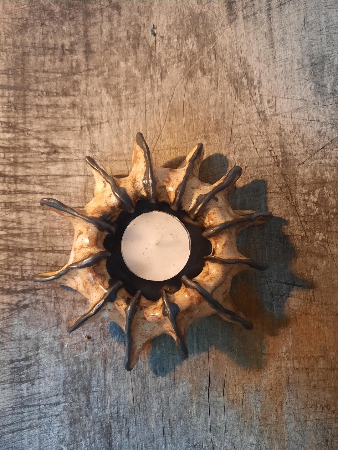 Celestial Clay Candle Holder - Starry Night - Etsy