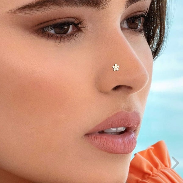 Nose Stud Lab Diamond - Etsy