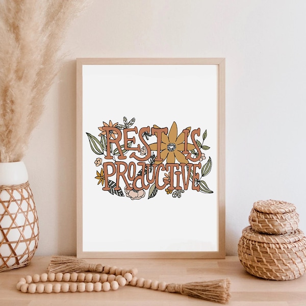 Productivity Poster - Etsy