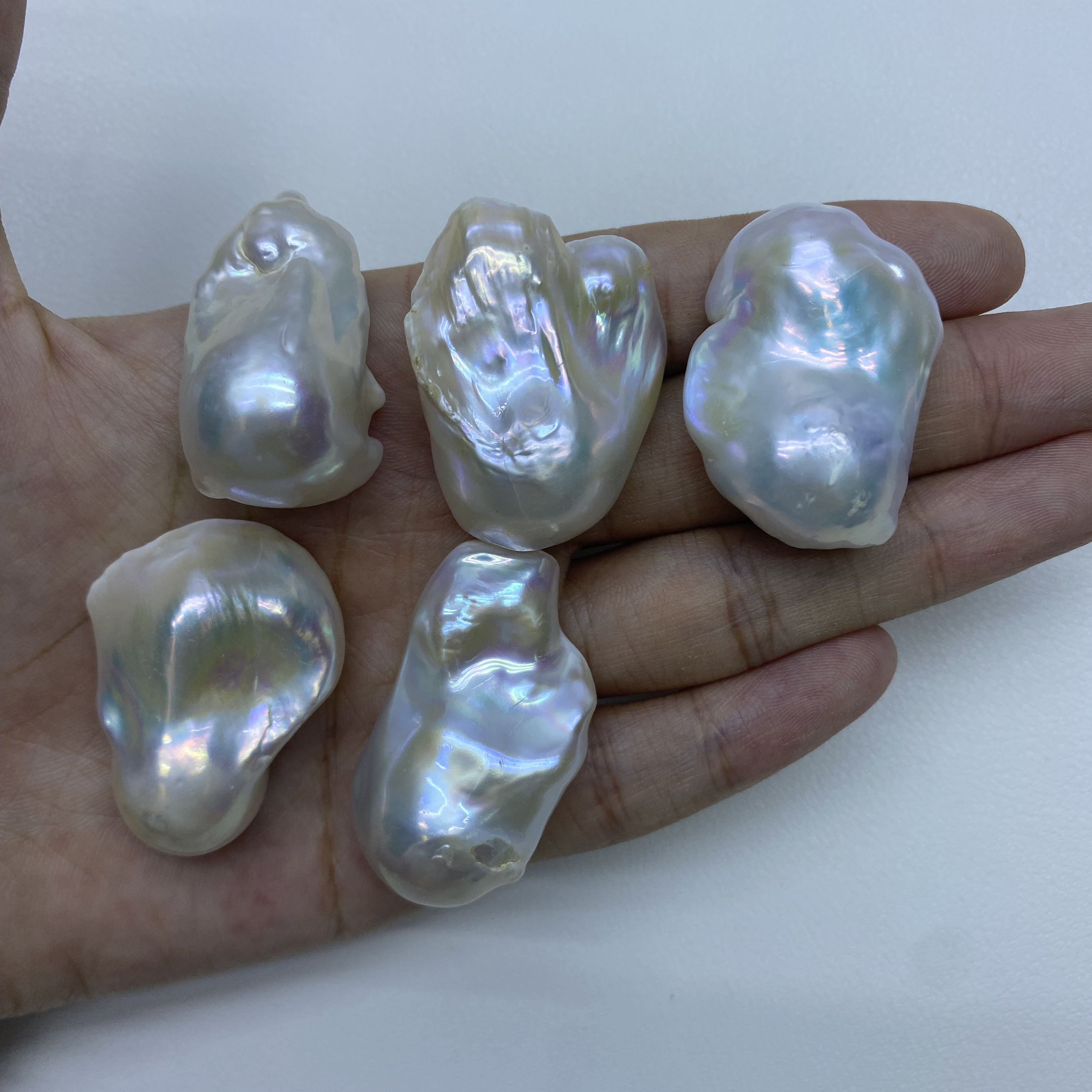 30-46mm gran tamaño barroco perlas irregulares perlas de color | Etsy