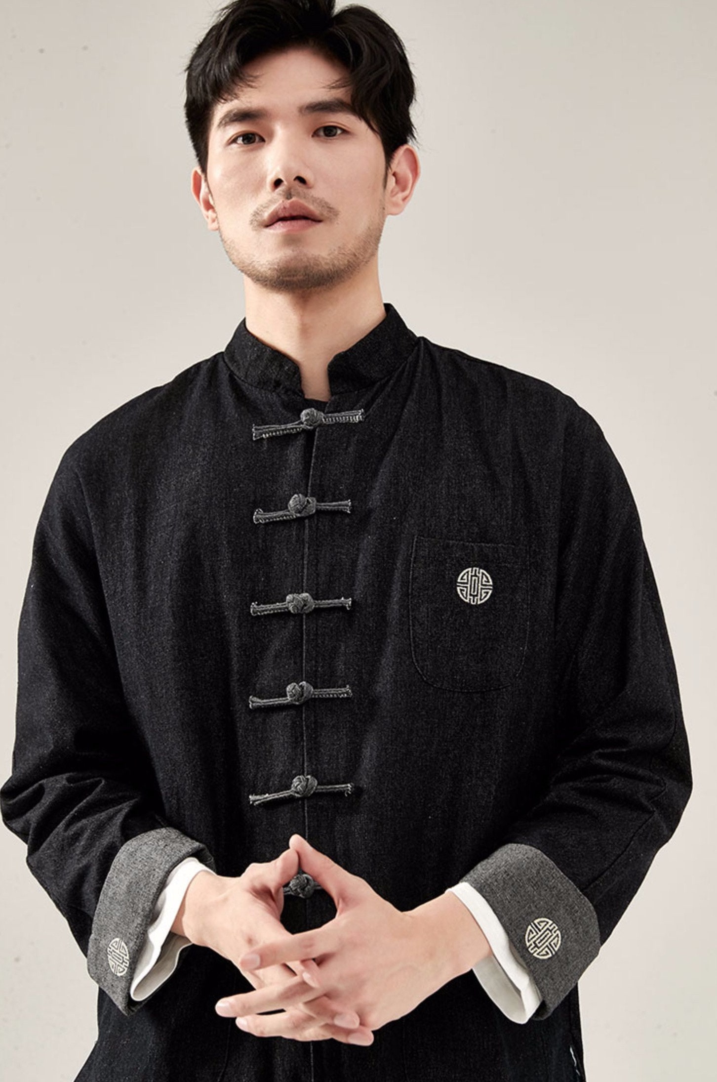 Traditional Chinese Cheongsam Jacket/ Denim Coat/ Frog Button - Etsy UK